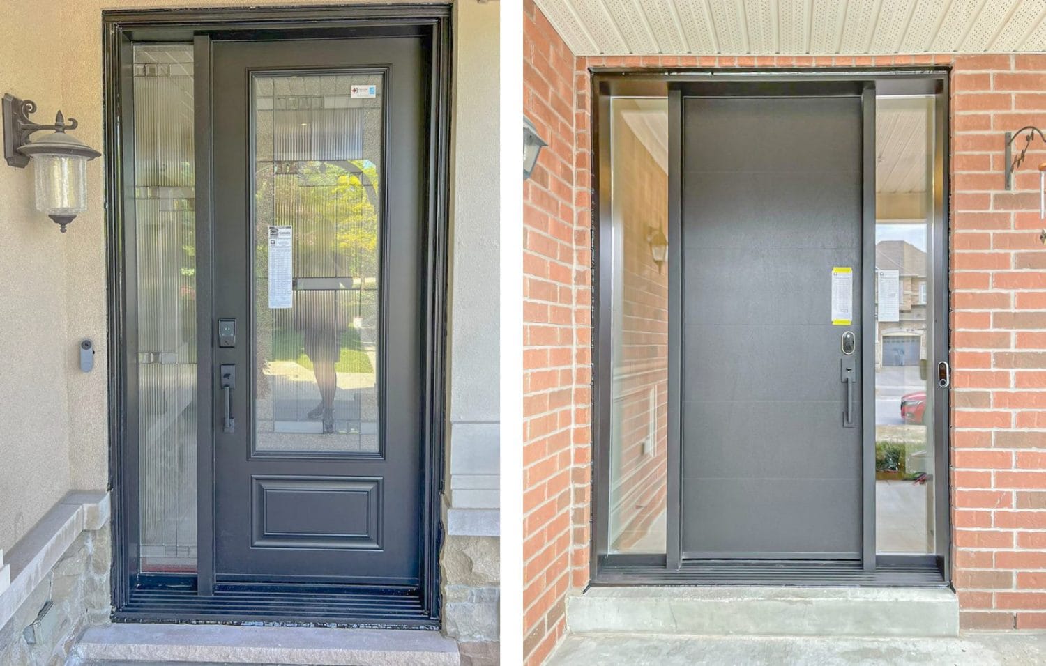 Exterior Black Doors With Glass